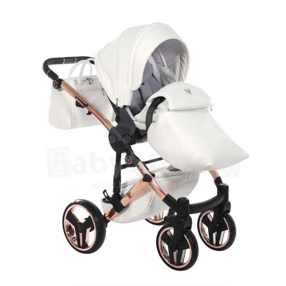 Junama Exclusive V2 Art.JG-04 White Bērnu rati (ratiņi)- mūsdienīgi ...