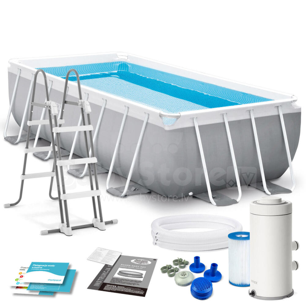 Intex 26788 400 x 200 x 100 cm 4-in-1 rāmis baseins pērciet par ...